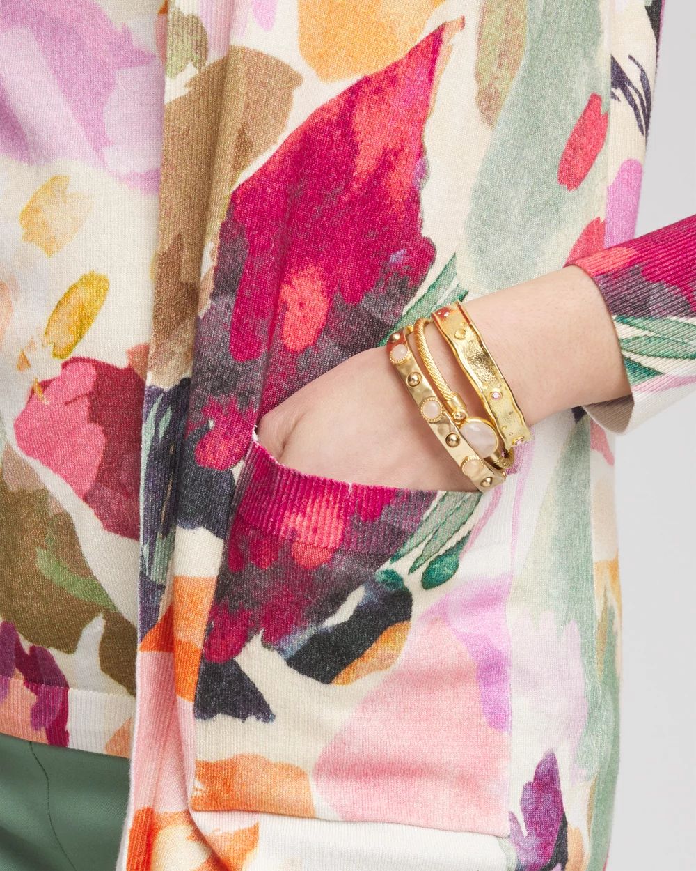 Floral Open-Front Cardigan | Chico's Floral Open-Front Cardigan | Chico's